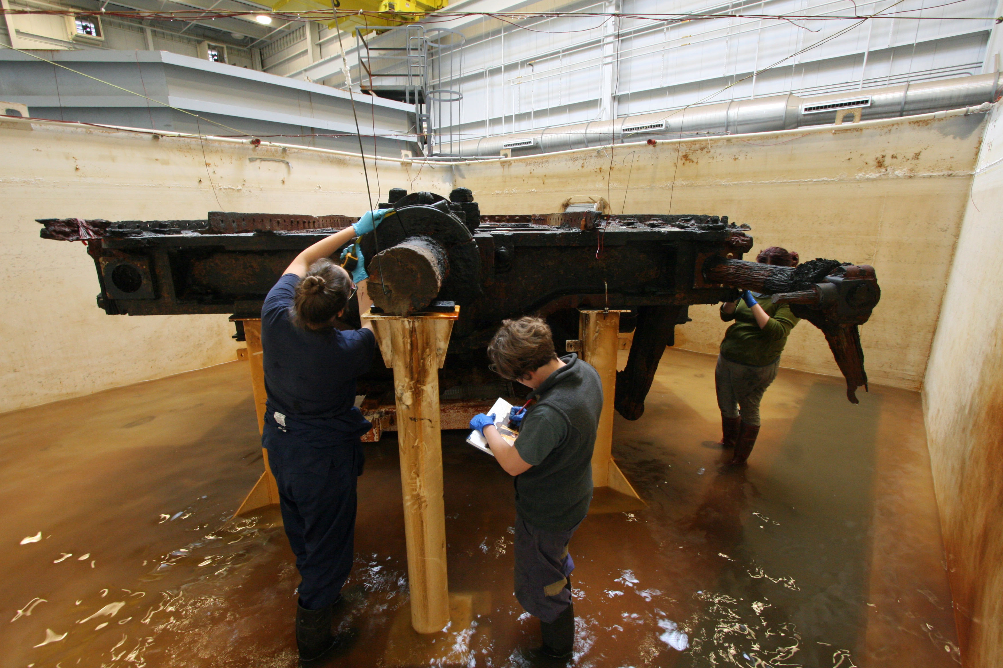 Last week's team effort on USS Monitor's main engine - The Mariners ...