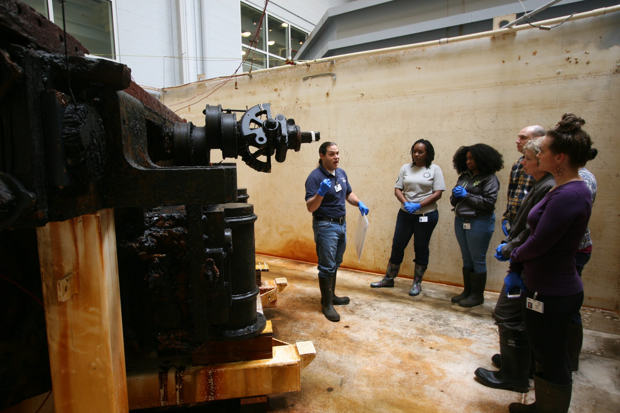 Last week's team effort on USS Monitor's main engine - The Mariners ...