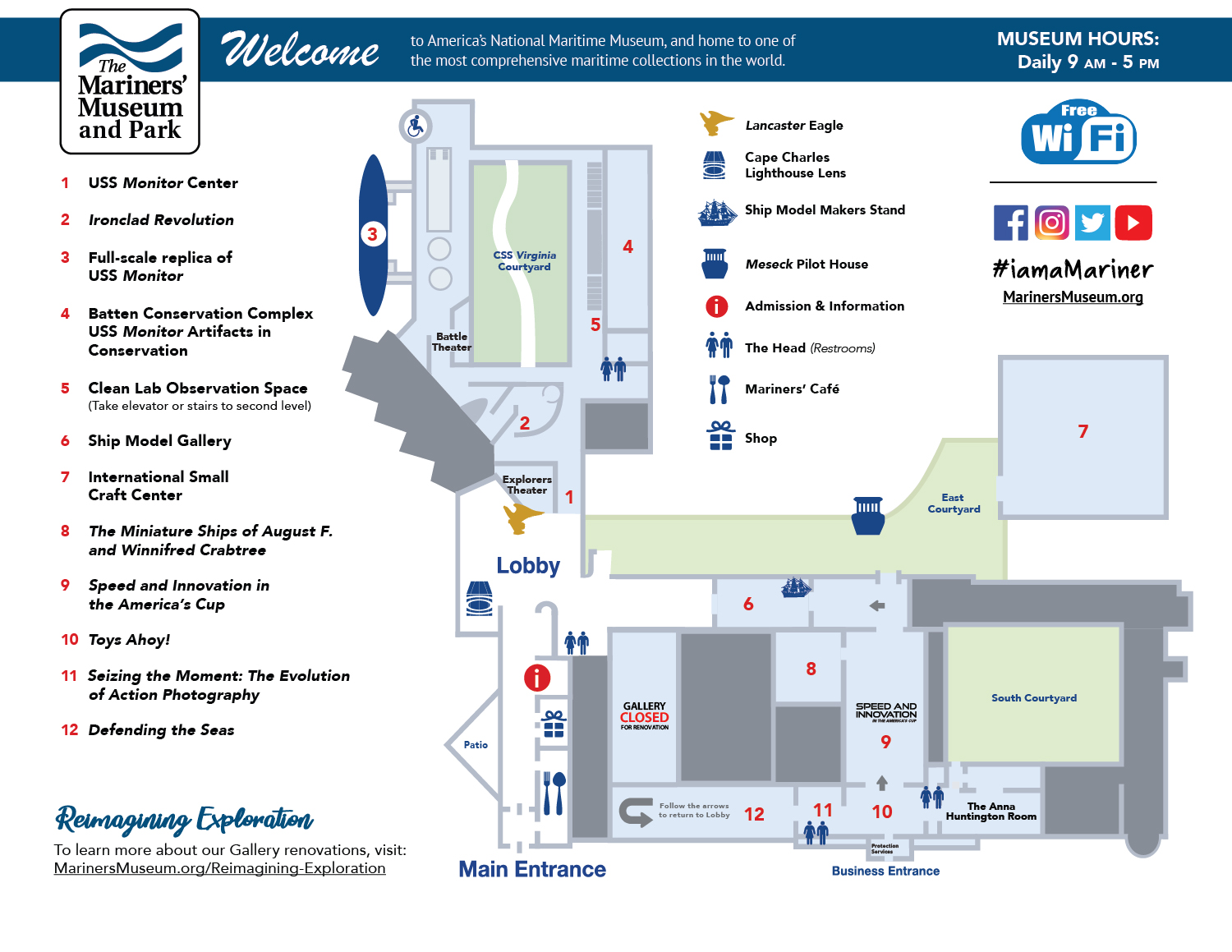 Museum Map - The Mariners' Museum and Park